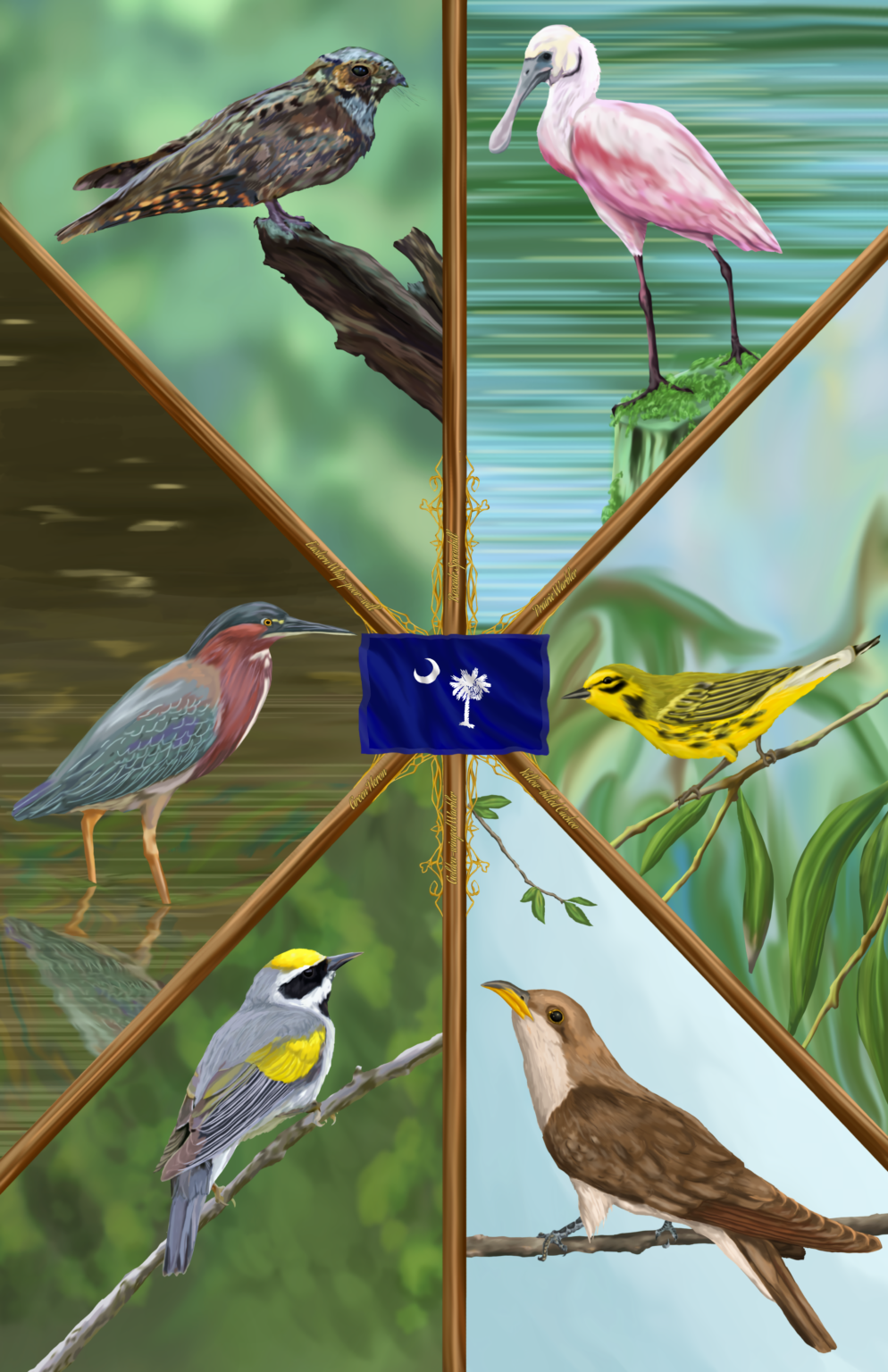 Forks, Knives, & Spoonbills art contest winner - South Carolina ...
